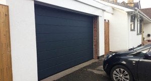 Matching RAL 7016 Anthracite Grey Milano entrance door and fully ...